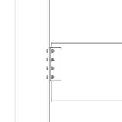 Beam to column framing connections | Tekla User Assistance