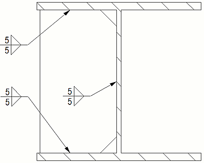 Welds in drawings | Tekla User Assistance