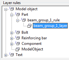 Assign objects to layers in drawing export (old export) | Tekla User Assistance