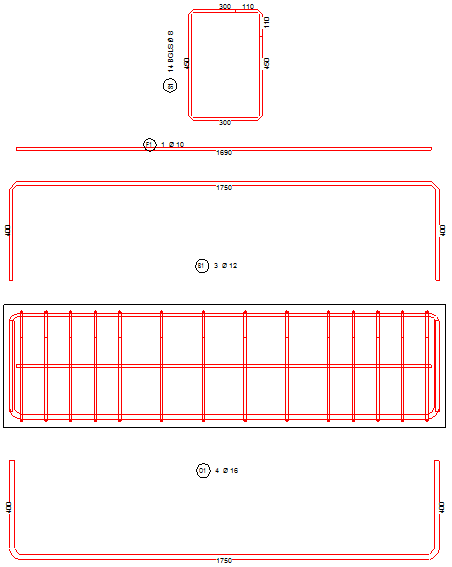 Draw rebar pull-out pictures with Draw rebar pull-outs application ...