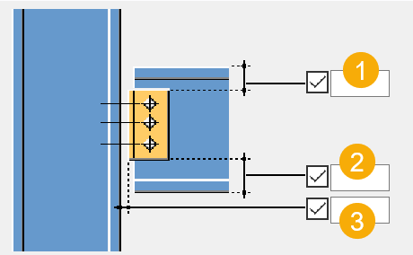 Angle cleat (3) | Tekla User Assistance