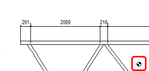 Dimension center of gravity (COG) | Tekla User Assistance