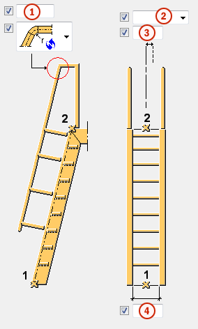 Ship Ladder | Tekla User Assistance