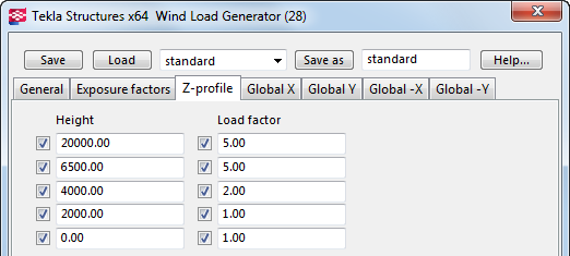 Wind load examples | Tekla User Assistance