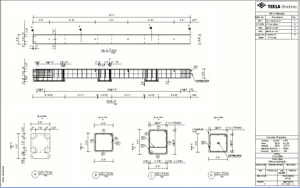 Create single-part, assembly and cast unit drawings using saved settings in Master drawing ...