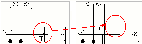 Change the location of short outside dimension texts | Tekla User ...