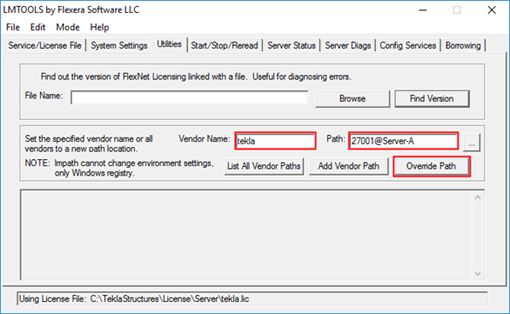 Monitor Tekla Structures license use | Tekla User Assistance