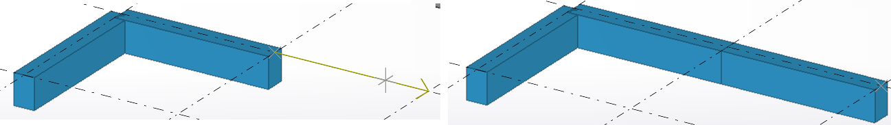 Snap to lines, edges, and extension lines | Trimble User Assistance