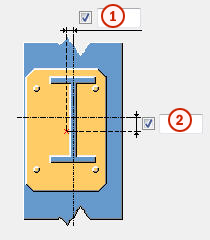 U.S. Base plate connection (71) | Tekla User Assistance