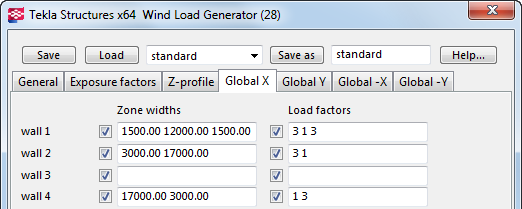 Wind load examples | Tekla User Assistance