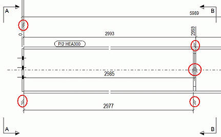 Show plate side marks on dimension leader lines | Trimble User Assistance