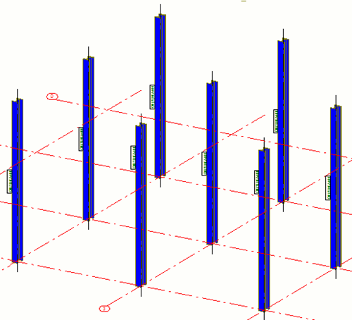 Show neighbor parts and neighbor reinforcement in general arrangement ...
