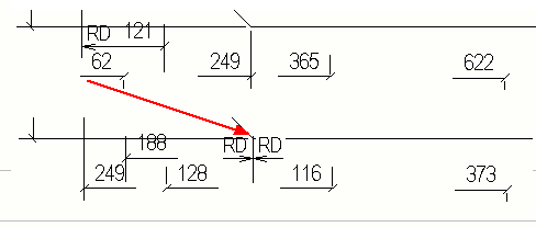 Set a new dimension start point | Tekla User Assistance