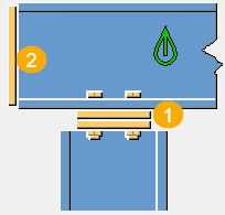 Seating cap plate (2) | Tekla User Assistance