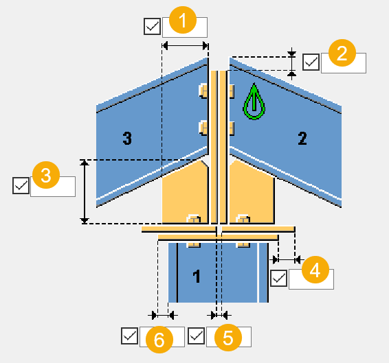 Double plate (50) | Tekla User Assistance