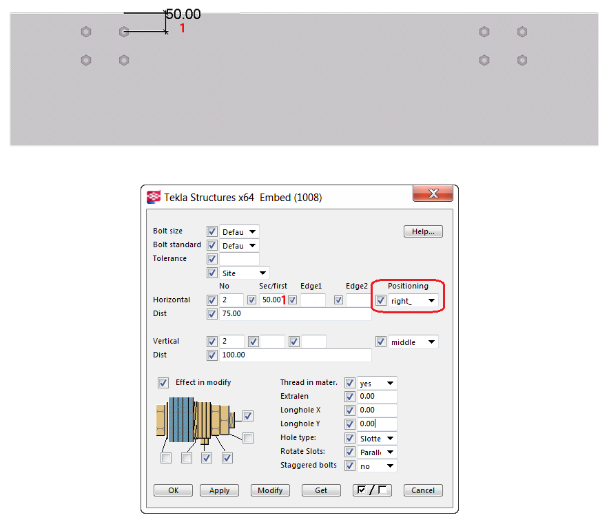 Embed (1008) | Tekla User Assistance