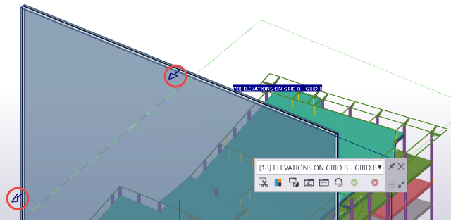 Show and modify drawing views in the model | Tekla User Assistance