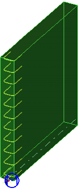Border rebar for single edge (93) | Tekla User Assistance