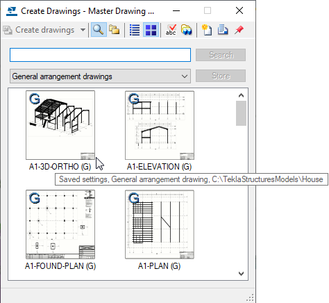 Create drawings in Master drawing catalog | Trimble User Assistance
