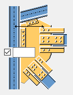 Wraparound gusset (58) | Tekla User Assistance