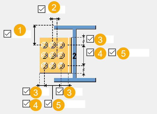 U.S. Seat connection 2 (73) | Tekla User Assistance