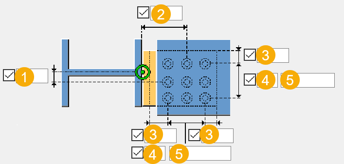 U.S. Seat connection (72) | Tekla User Assistance