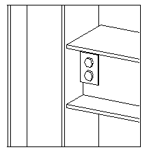 Shear tab plate connection (80) | Tekla User Assistance