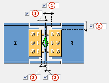 Two sided clip angle (117) | Tekla User Assistance