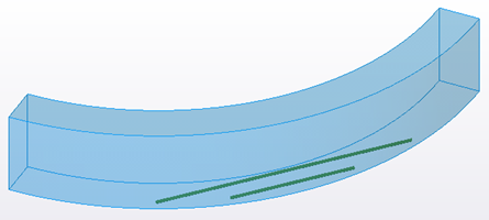 Examples: Rebar sets in curved structures | Tekla User Assistance