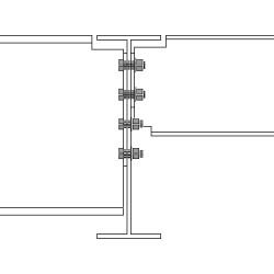 Two sided end plate (142) | Tekla User Assistance