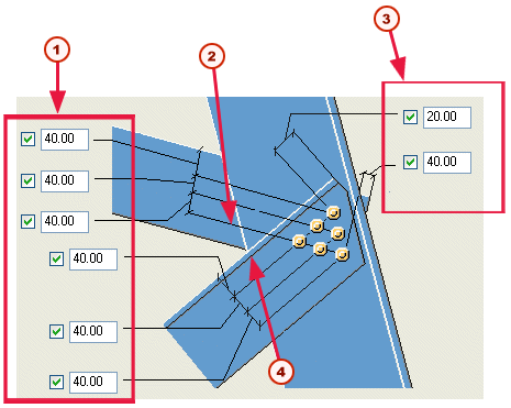 Defining bolt gage lines (89) | Trimble User Assistance