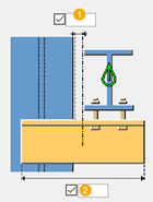 U.S. Seat connection 4 (75) | Tekla User Assistance
