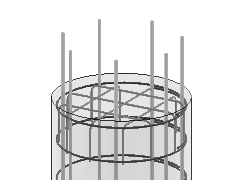 Round column reinforcement (82) | Tekla User Assistance