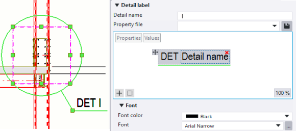 New property pane in drawings | Trimble User Assistance