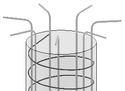 Round column reinforcement (82) | Tekla User Assistance