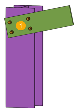 Simple bolt connection (5) | Tekla User Assistance