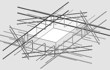 Hole reinforcement for slabs and walls (84) | Tekla User Assistance