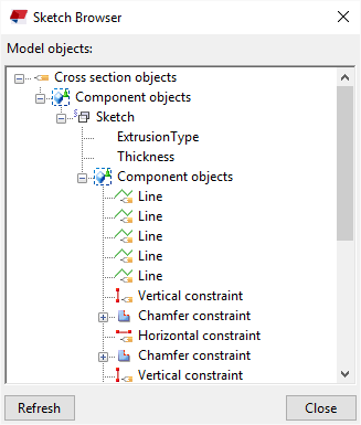 Create parametric profiles by sketching | Tekla User Assistance