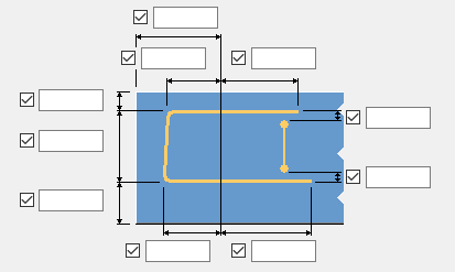 Border rebar for single edge (93) | Tekla User Assistance