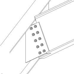 Shear plate simple (146) | Tekla User Assistance