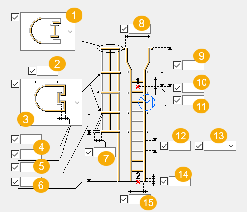 Ladder (S35) | Tekla User Assistance