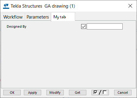 Create a new user-defined drawing attribute | Tekla User Assistance
