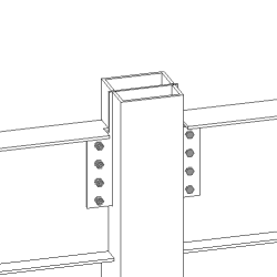 Beam to column framing connections | Trimble User Assistance
