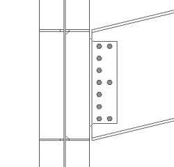 Beam to column framing connections | Trimble User Assistance