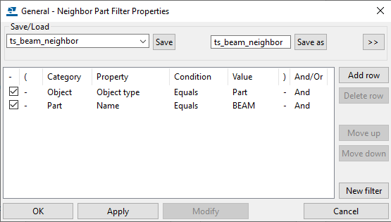 Show neighbor parts and neighbor reinforcement in general arrangement ...