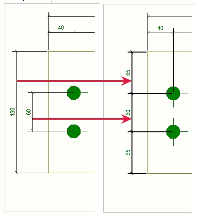 Combine dimension lines | Tekla User Assistance