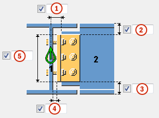 Clip angle (116) | Tekla User Assistance