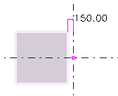 Part horizontal position | Tekla User Assistance