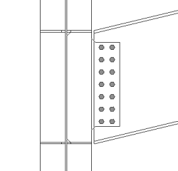 Beam to column framing connections | Trimble User Assistance