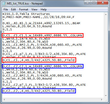 XS_REPORT_BOLTS_WITH_SUPPORTING_MEMBER | Tekla User Assistance